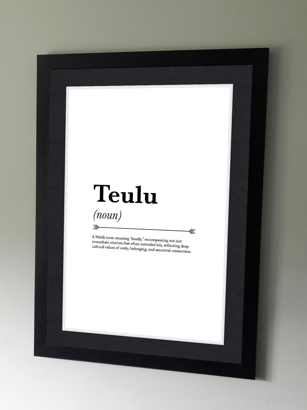 Teulu Definition | Welsh Family | Home Print | Community Print ...