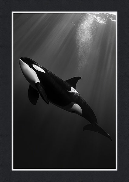 Orca - Wildlife Photography Poster - Wall Art - Home Decor - Etsy