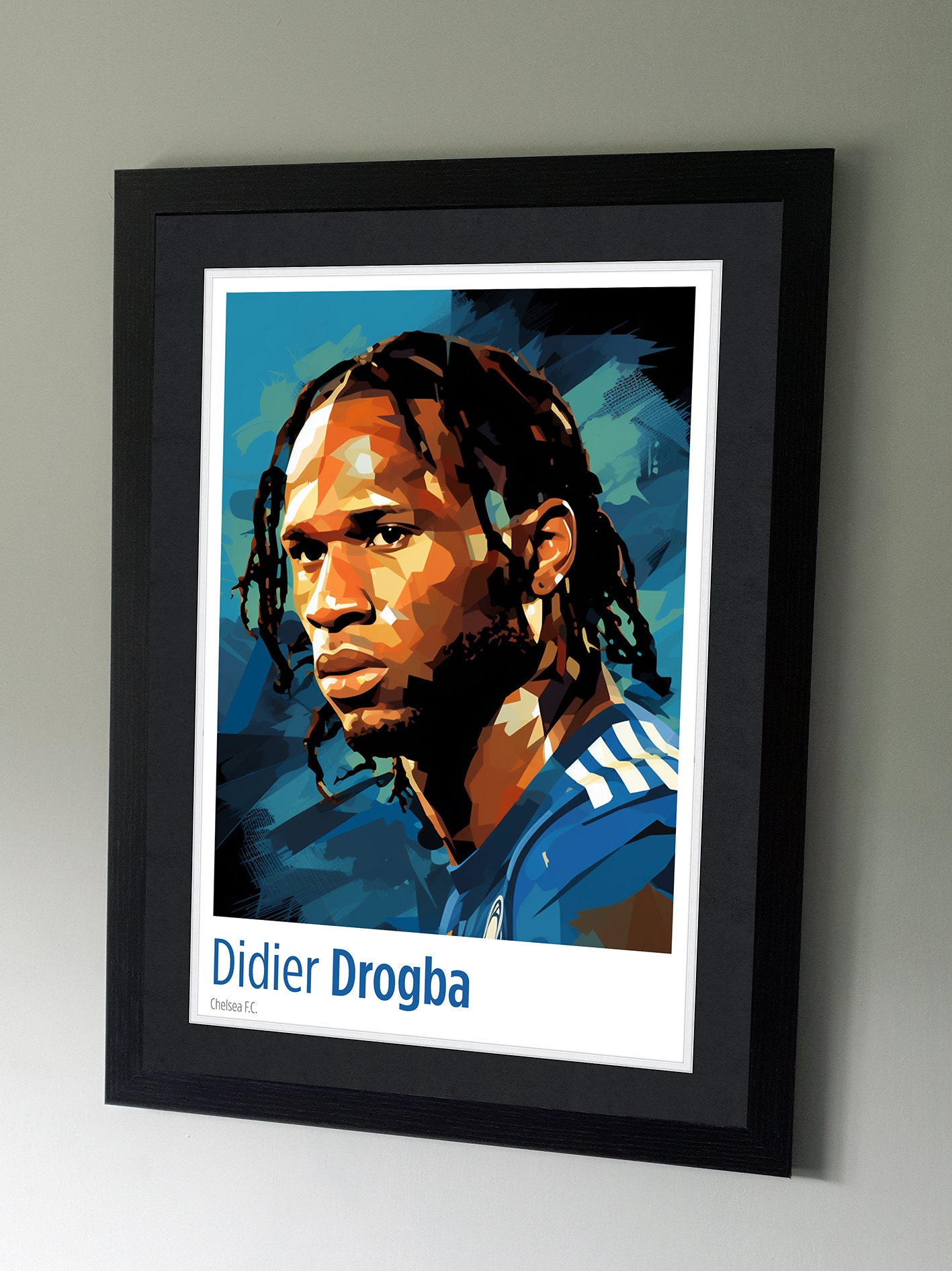 Didier Drogba Chelsea Football Star Poster - Etsy