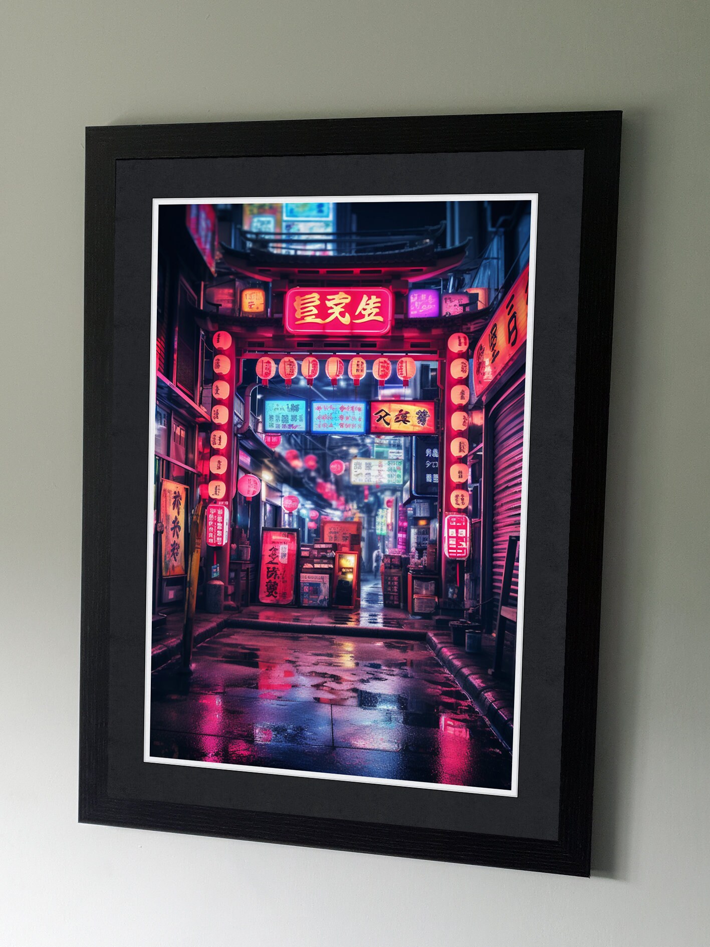 Japanese Neon Art Tokyo Street Poster - Etsy