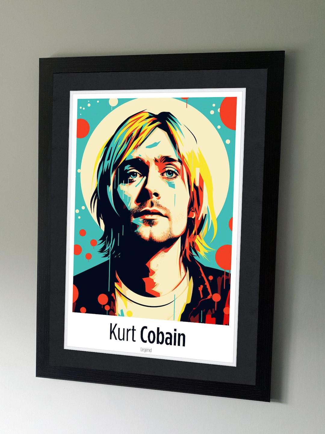 Kurt Cobain Nirvana Music Legend Poster - Etsy
