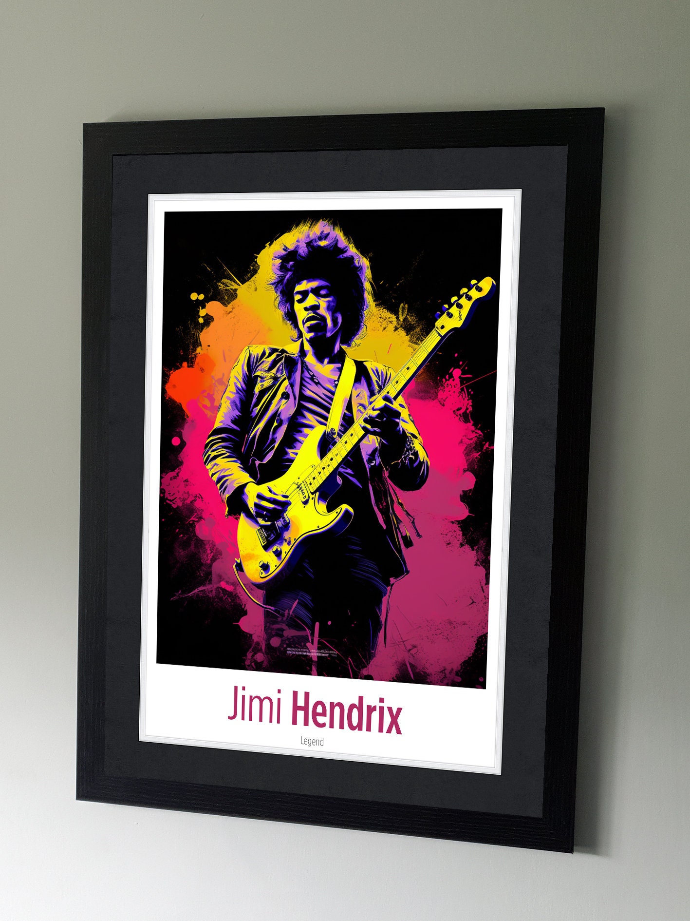 Jimi Hendrix Music Legend Poster - Etsy