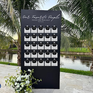 Music Seating Wedding Signage Modern Wedding Seating Chart Sign ...