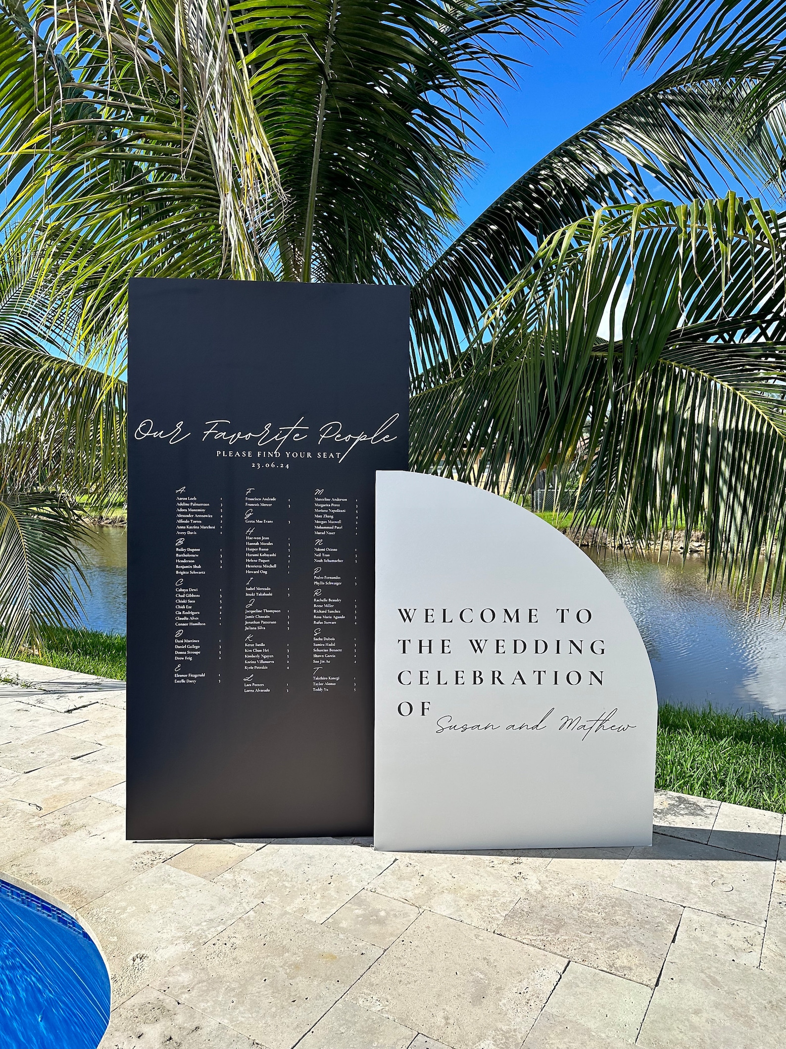 Personalized Sign Welcome Sign Modern Sign Wedding Welcome Sign Modern ...