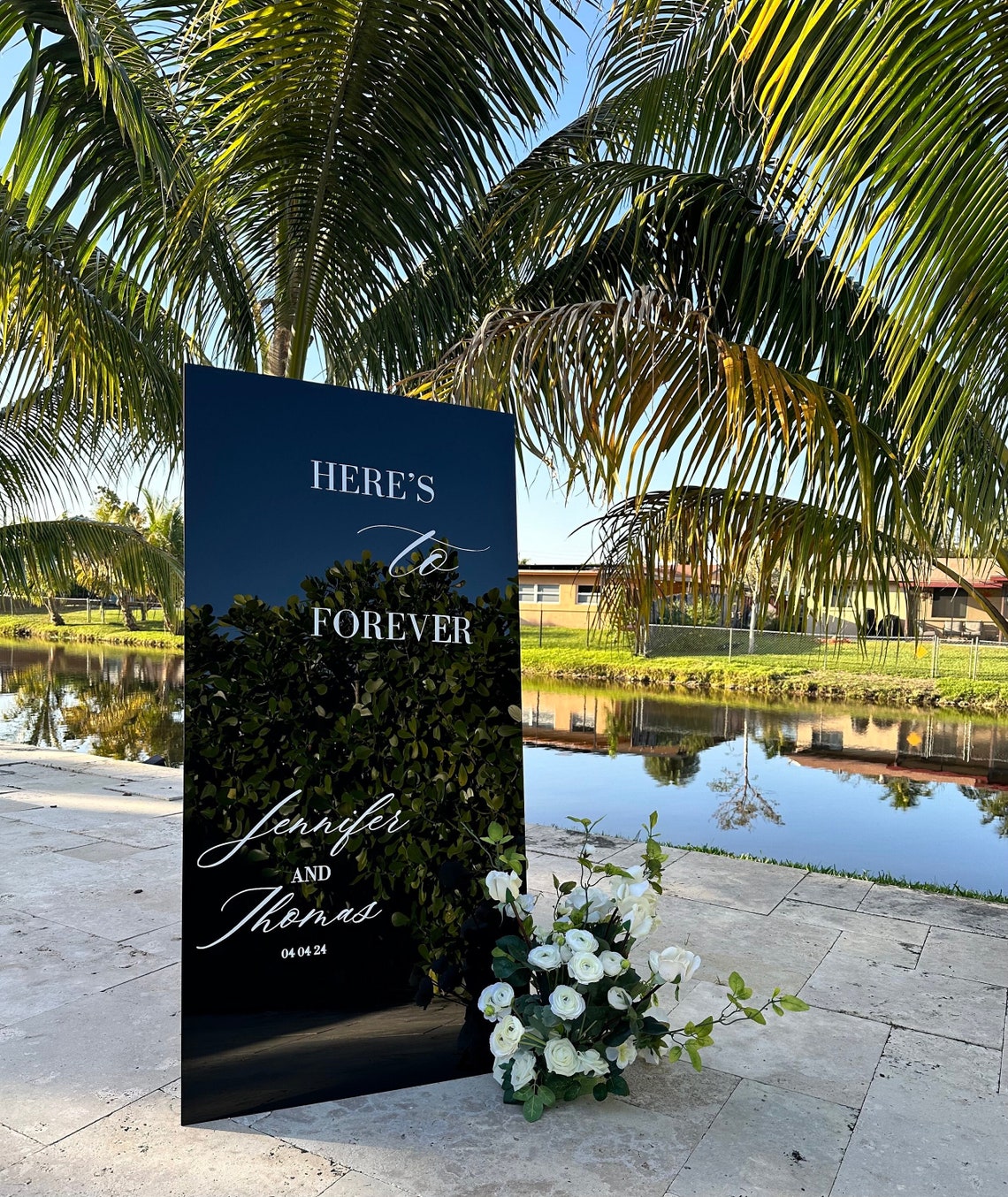 Acrylic Wedding Welcome Sign, Modern Wedding Welcome Sign, Entrance ...