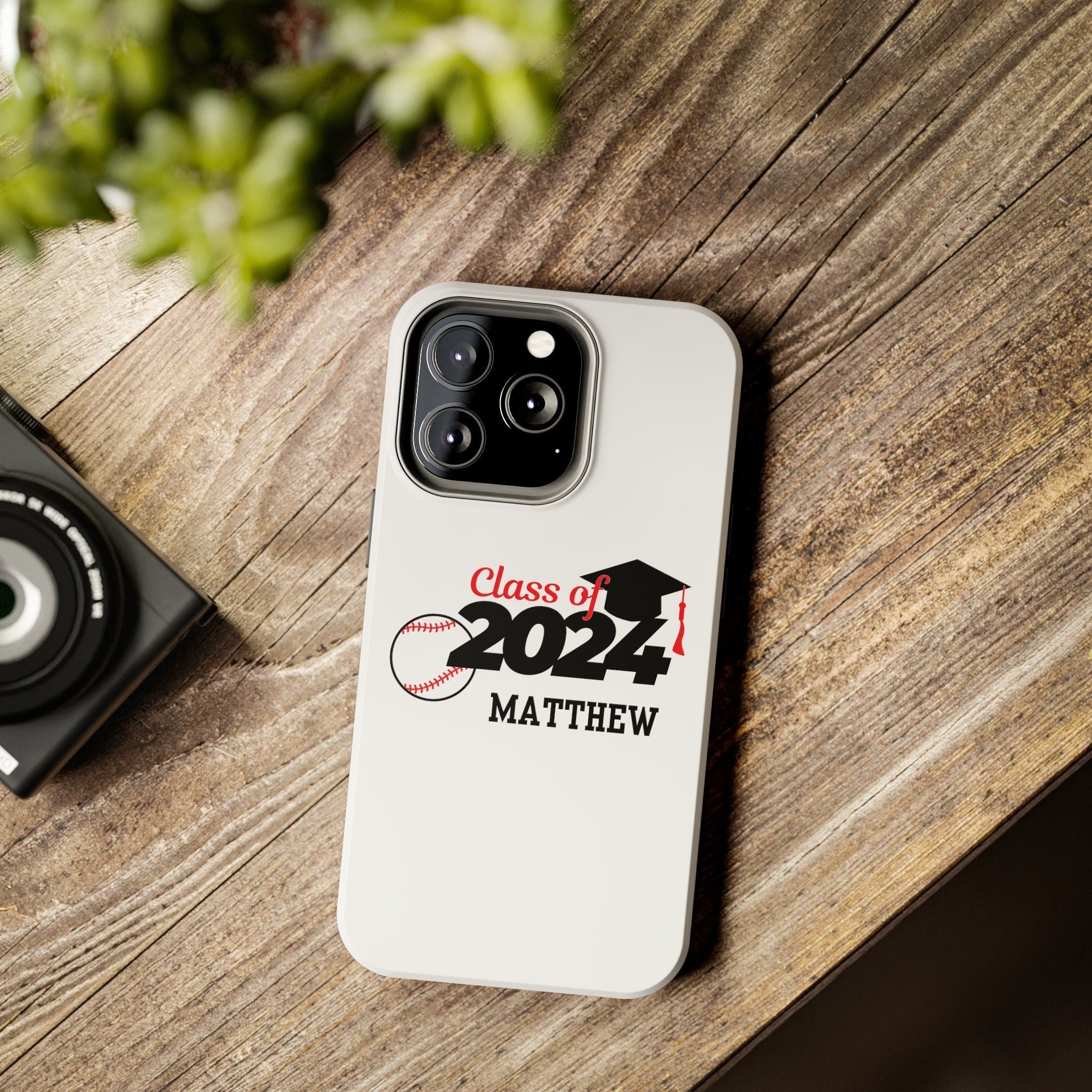 Custom Class of 2024 Baseball Player iPhone Cell Phone Case ...