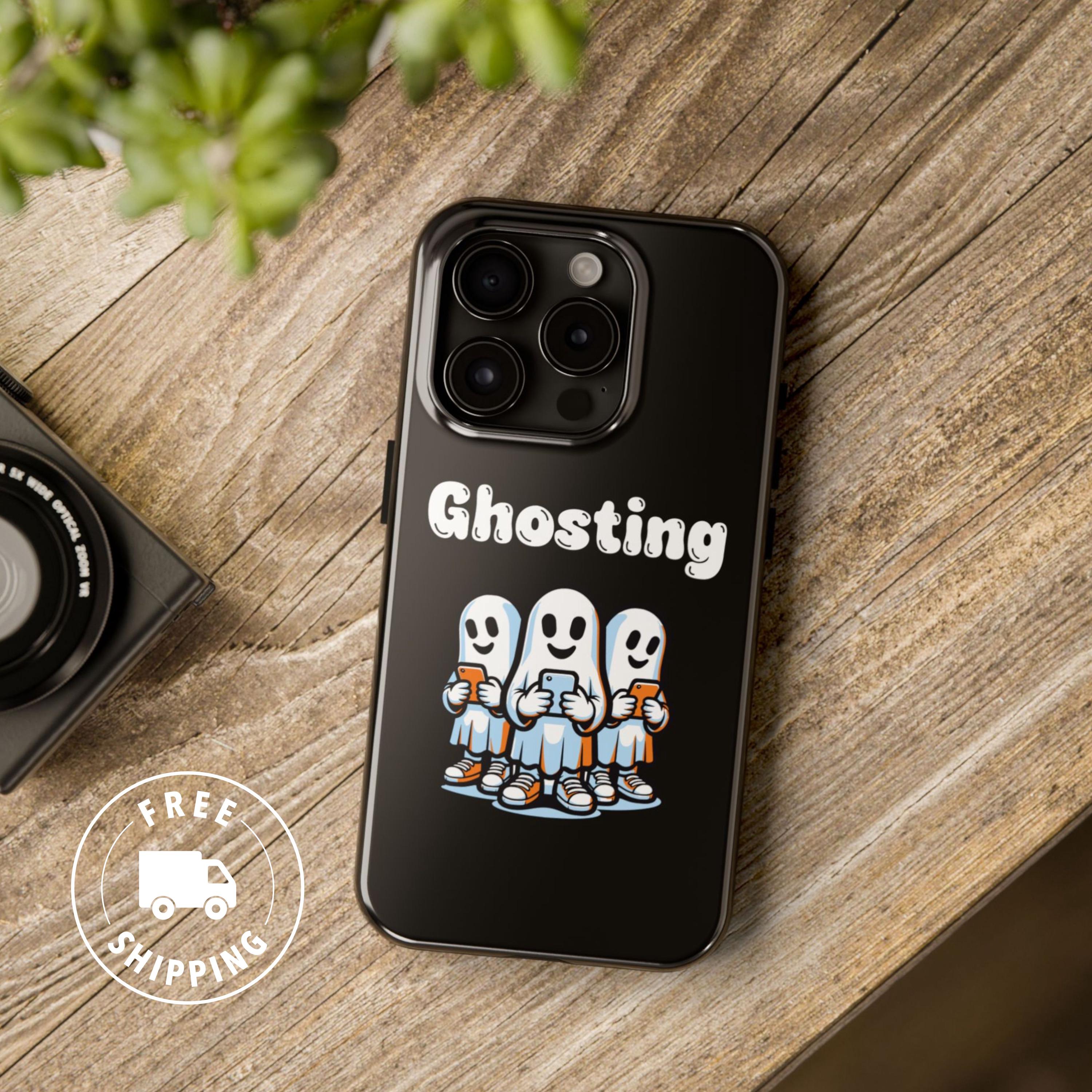 Halloween Ghosting iPhone Case, Spooky Ghosted Cell Phone Gift, Funny ...