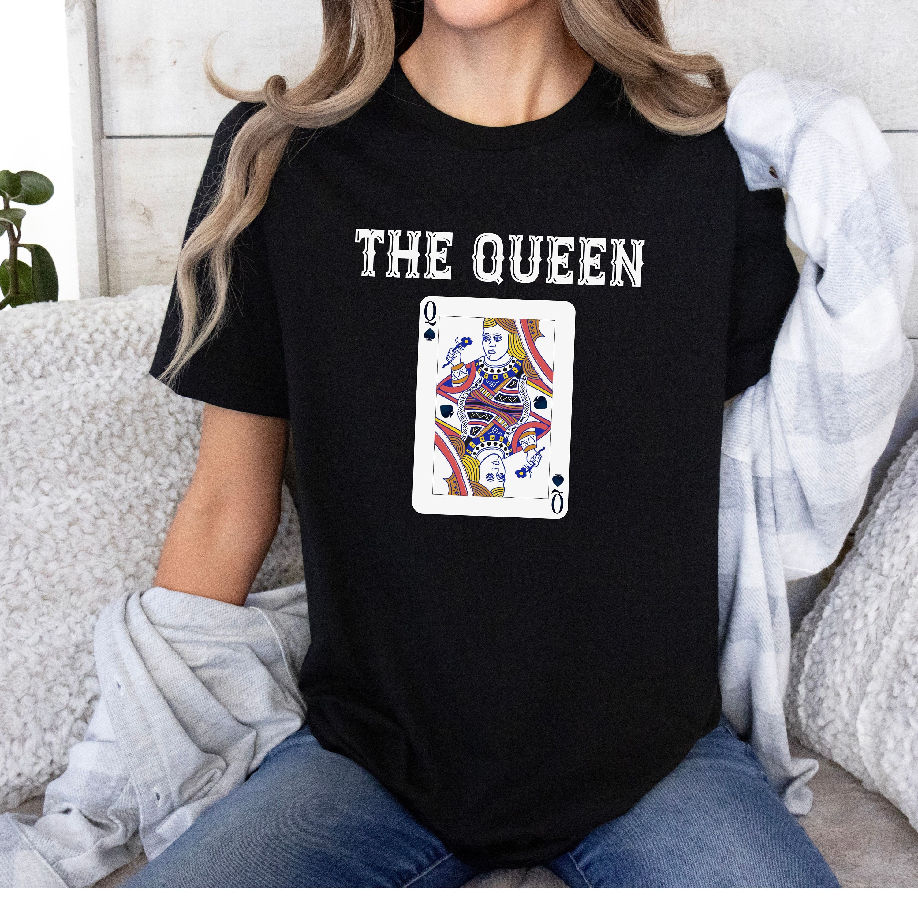 The Queen Best Card Player Shirt, Spades Card Game Shirt, Playing Cards ...
