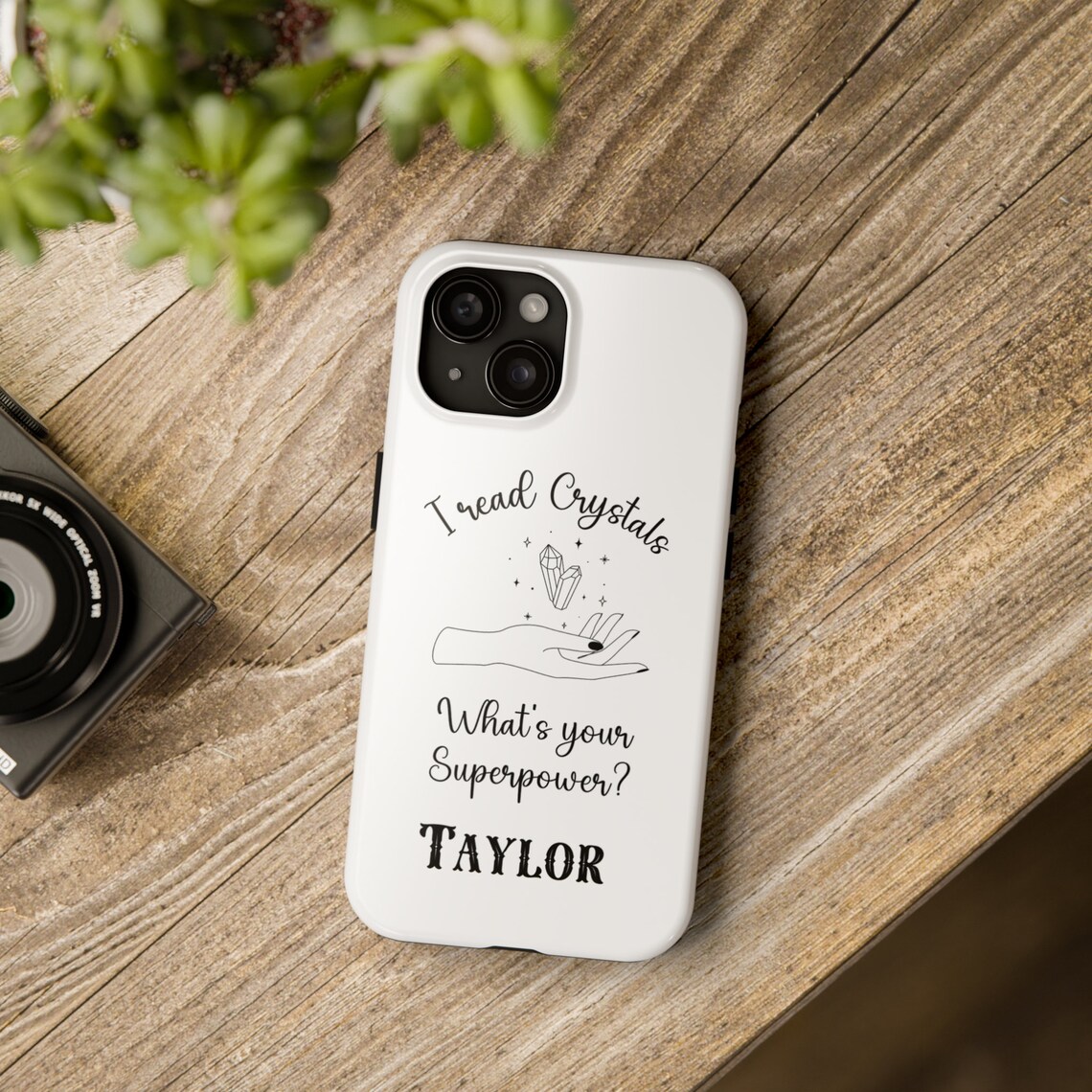 Personalized Crystal Reading iPhone 11 12 13 14 15 Case I Read Crystals ...
