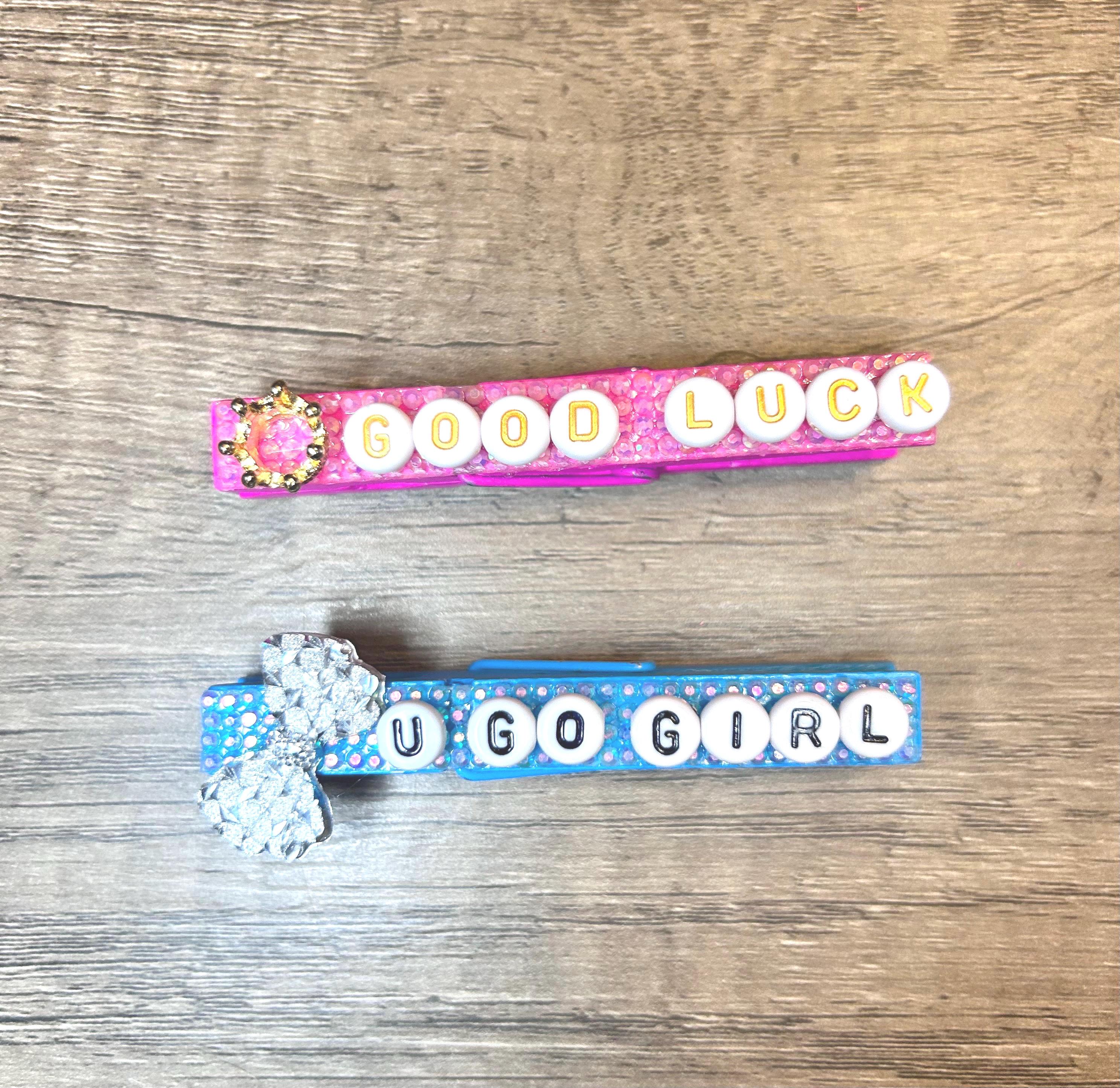 Troll Hair Clothes Pin Cheer Clip, Cheerleading Comp Clip, Volleyball ...