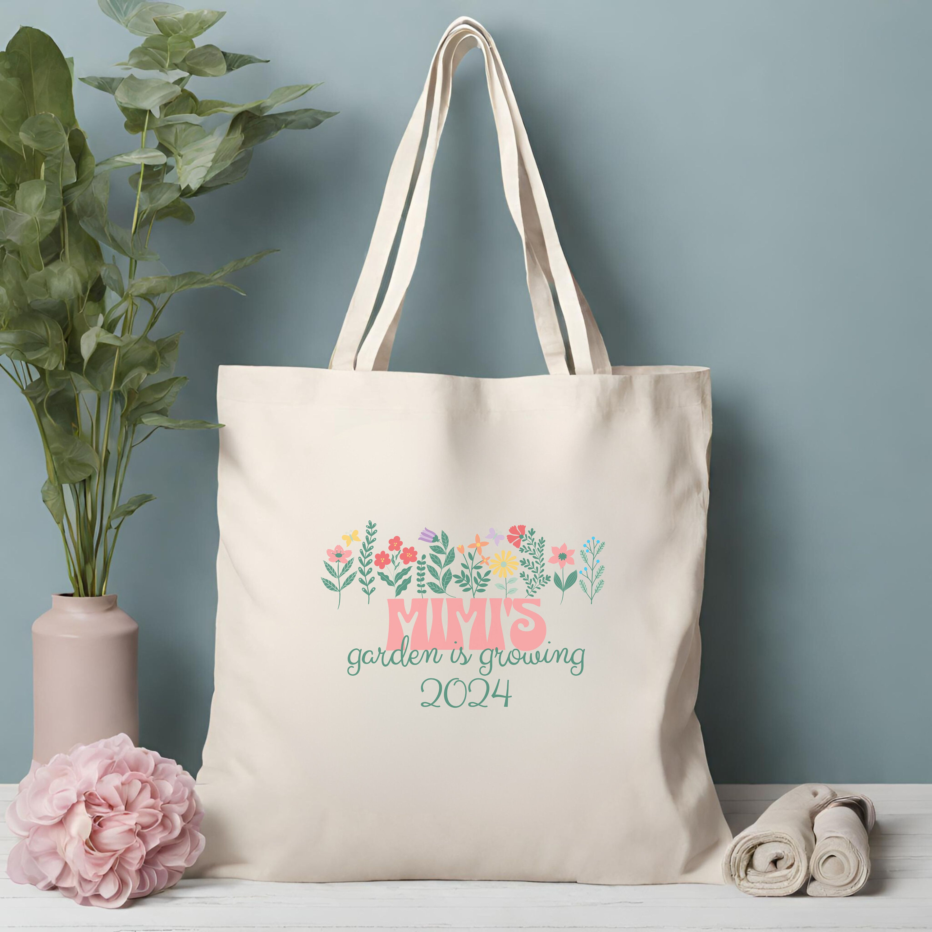 Pregnancy Announcement Promoted to Mimi Canvas Tote Bag Gift for Mimi ...