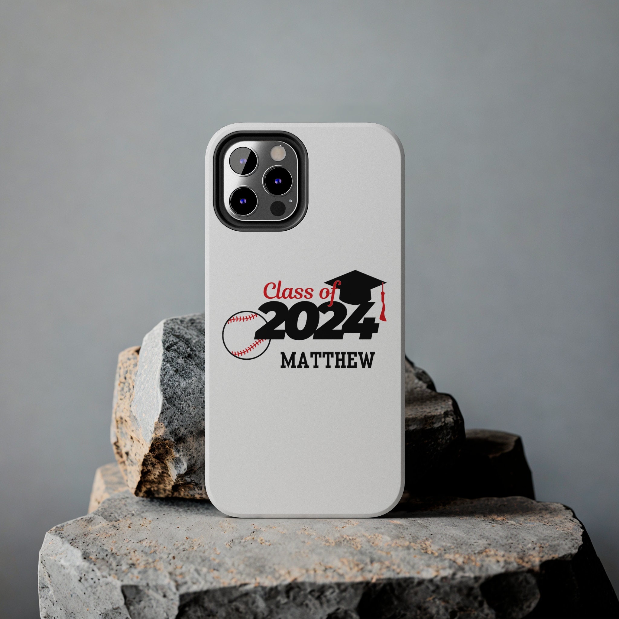 Custom Class of 2024 Baseball Player iPhone Cell Phone Case ...