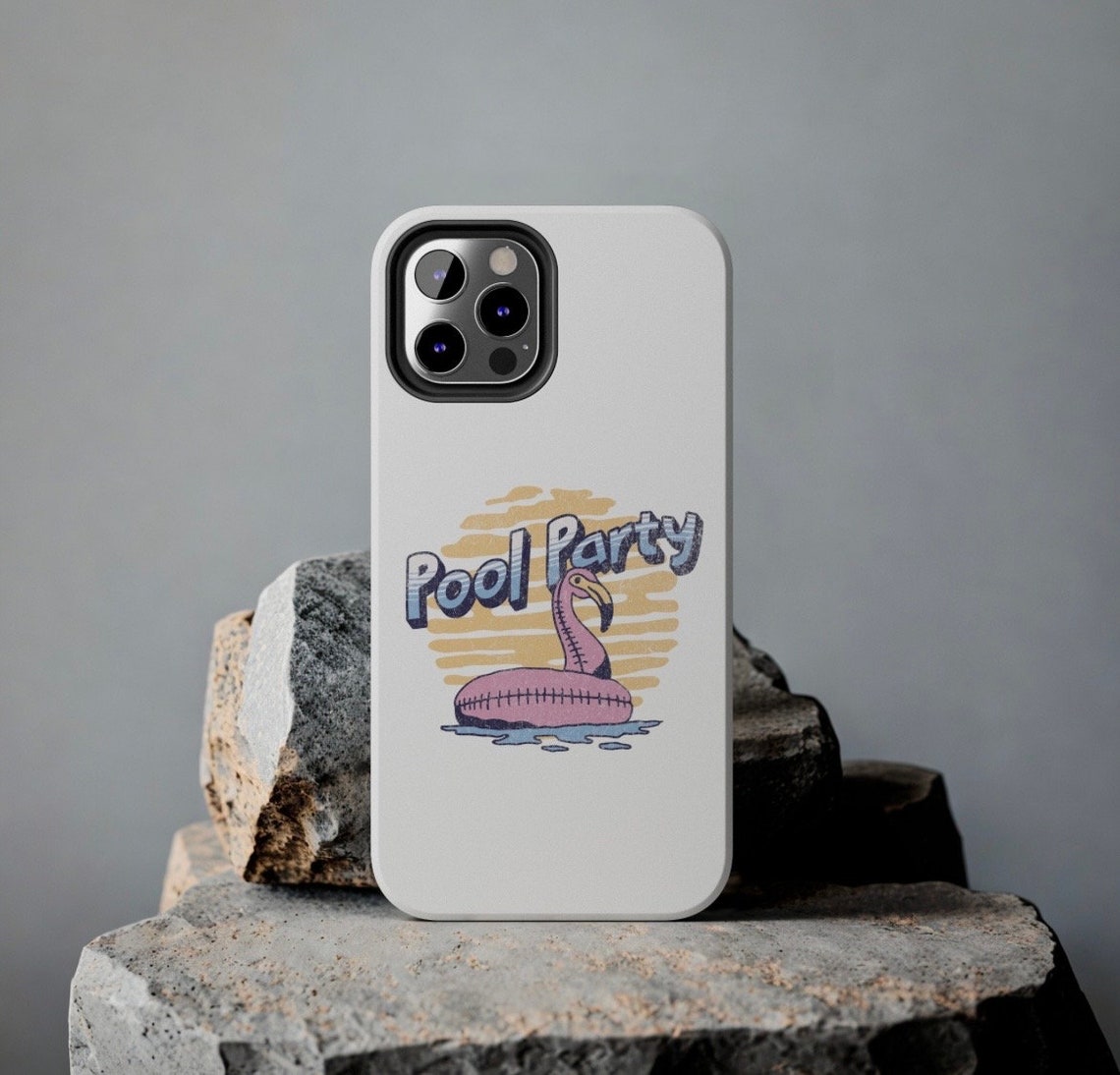 Cute Summer Pool Party iPhone Case, Pool Flamingo Float Lover Gift ...