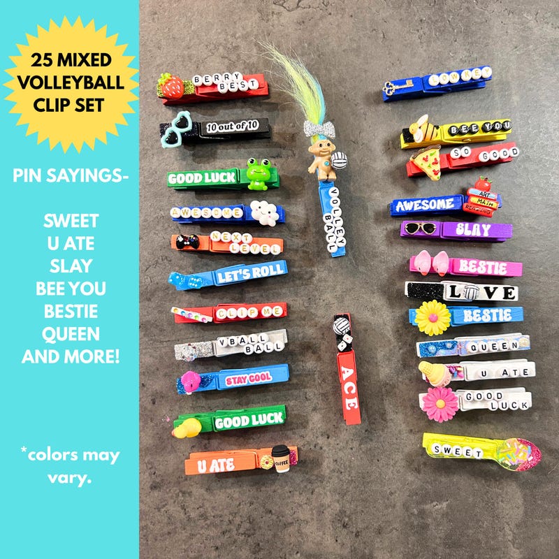 Bag of Mix Brooches - Etsy