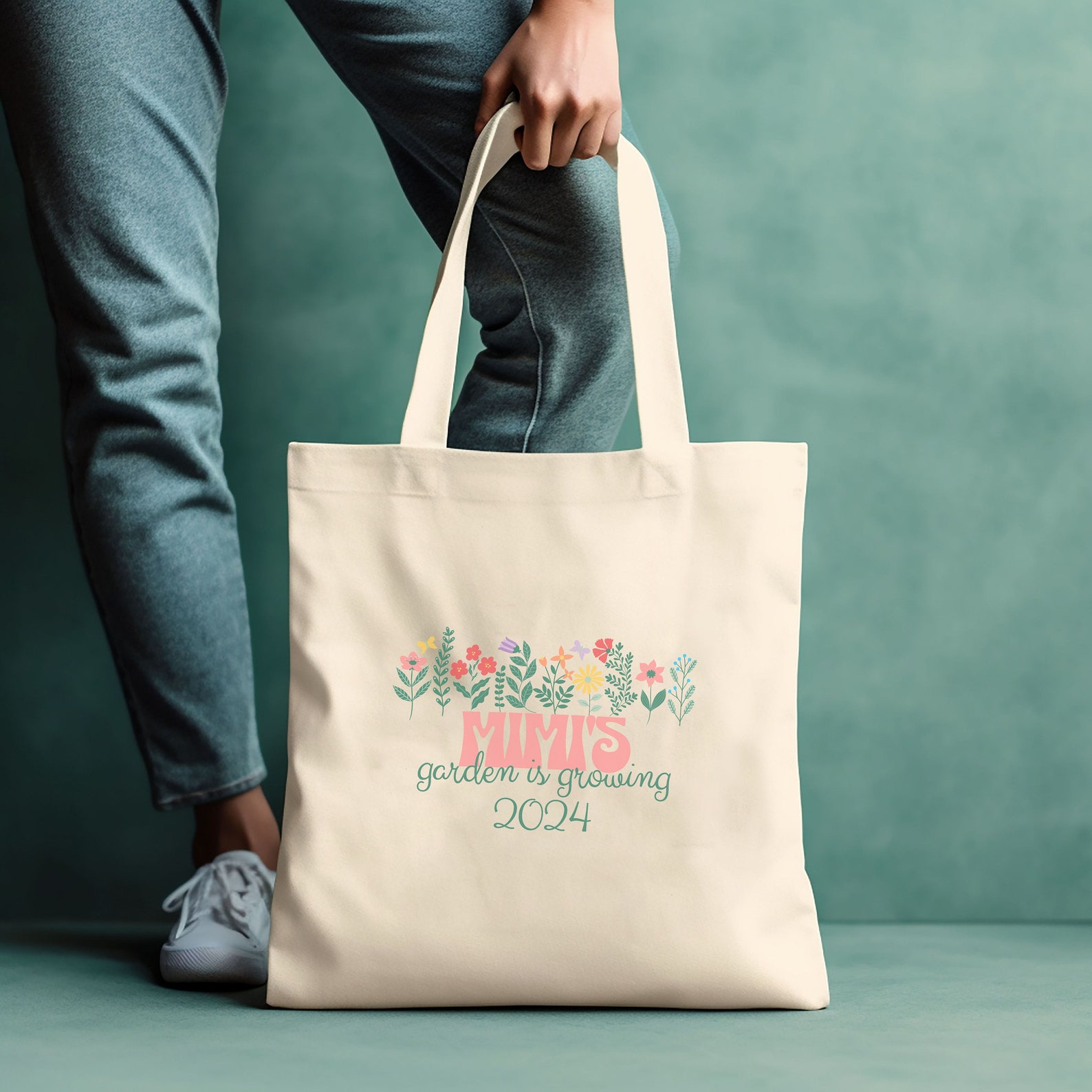 Pregnancy Announcement Promoted to Mimi Canvas Tote Bag Gift for Mimi ...