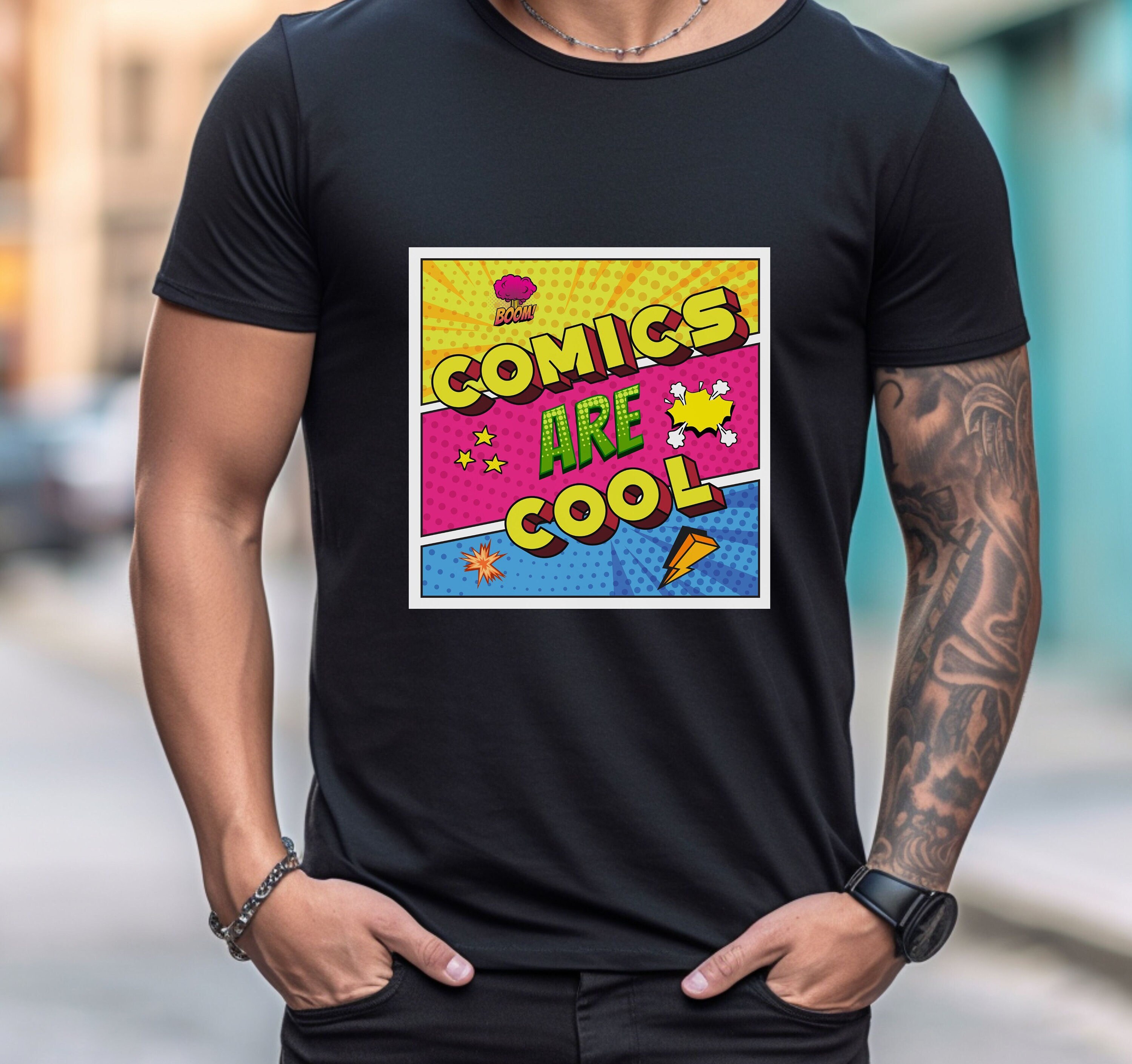 Comics Are Cool Tshirt Comic Book Lover Shirt Comic Convention Tshirt ...