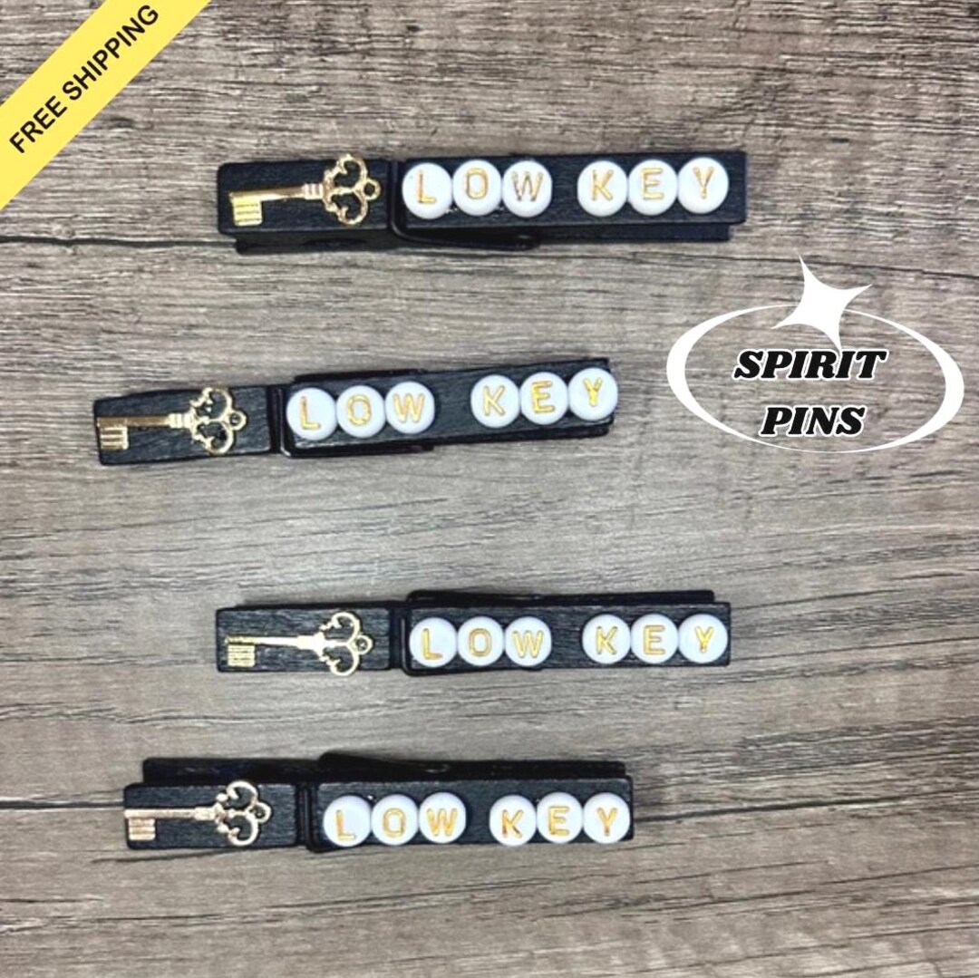 Low Key Cheer Sport Pins, Key Backpack Clipping Team Gift, Volleyball ...