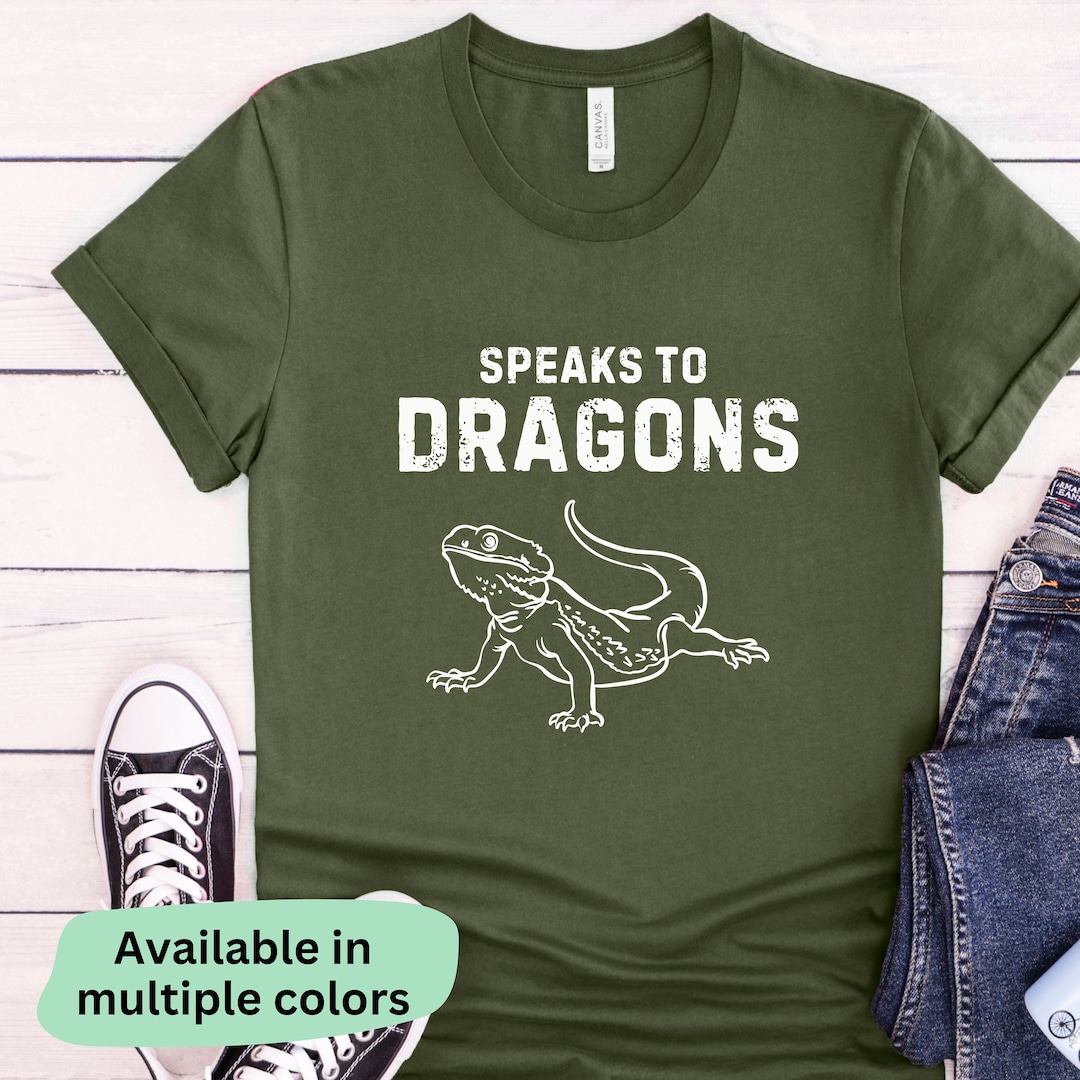 Beardie Owner T-shirt, Bearded Dragon Mom or Dad Gift, Funny Reptile ...