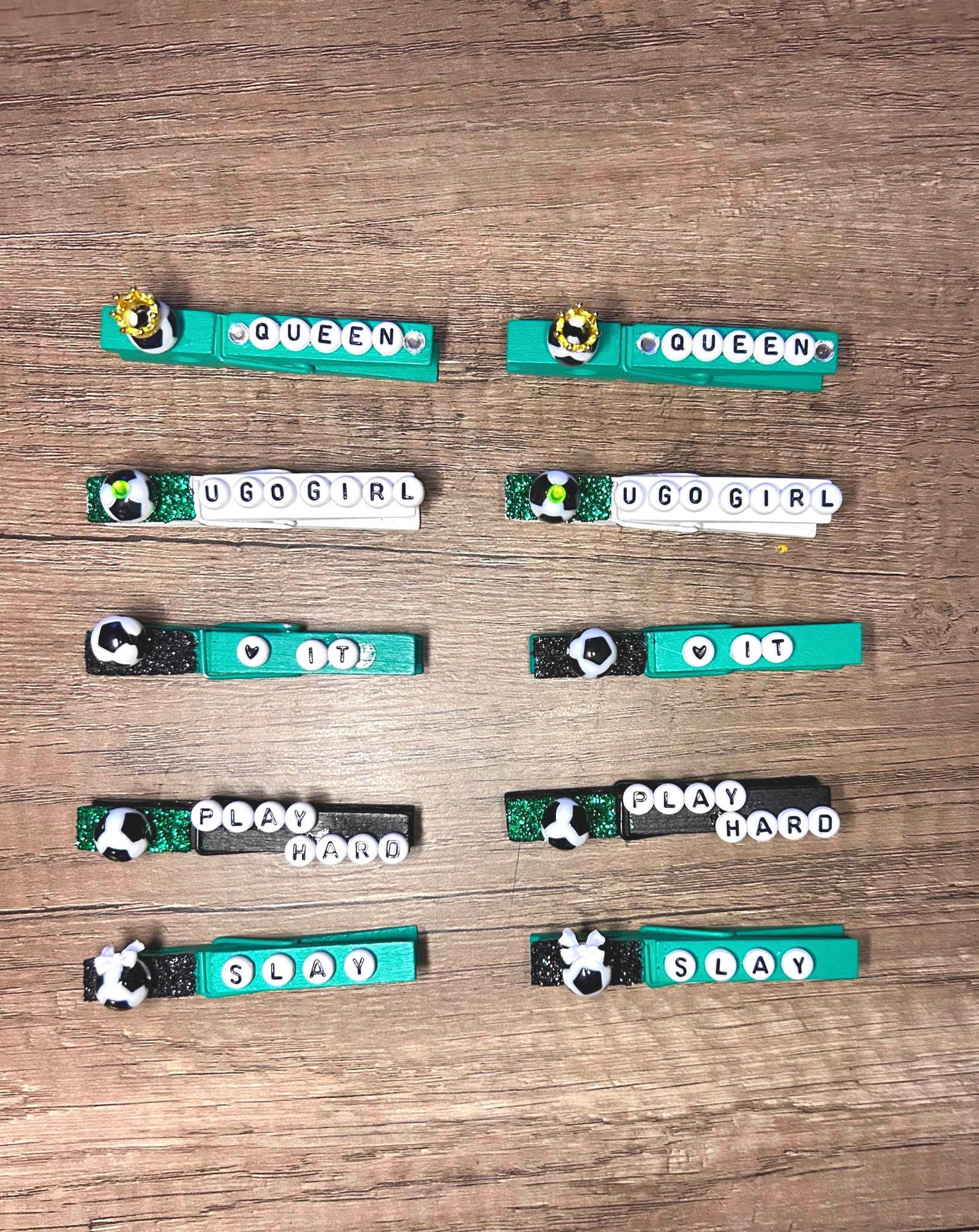 Soccer Bag Tag Pin & Clip Set, Game Practice Backpack Gift, Team ...