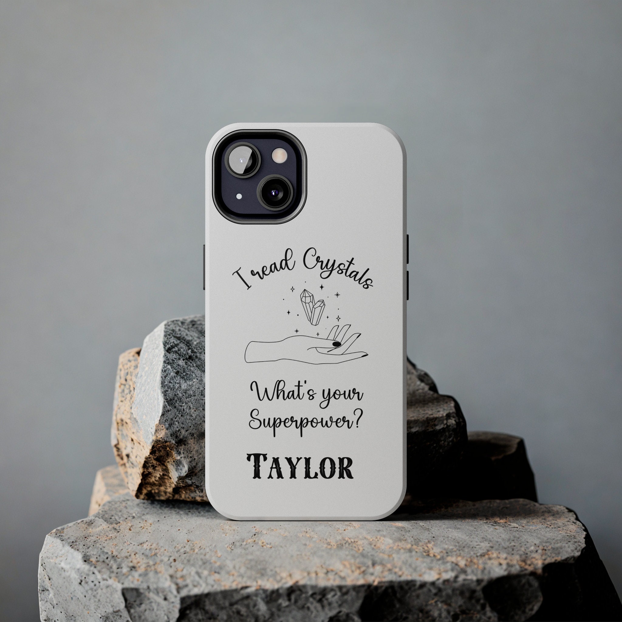 Personalized Crystal Reading iPhone 11 12 13 14 15 Case I Read Crystals ...