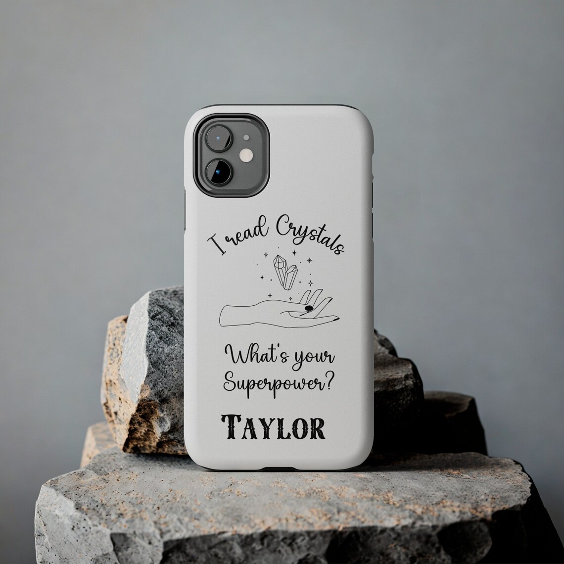 Personalized Crystal Reading iPhone 11 12 13 14 15 Case I Read Crystals ...