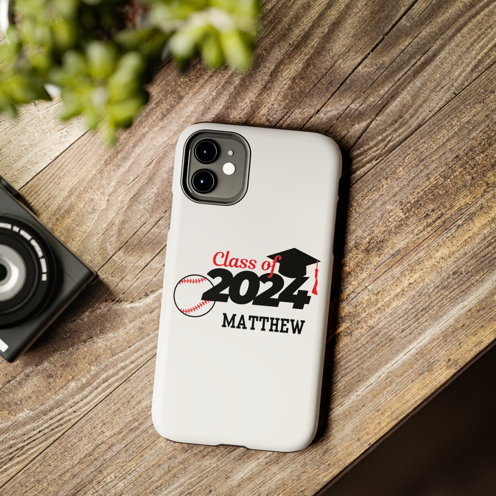 Custom Class of 2024 Baseball Player iPhone Cell Phone Case ...