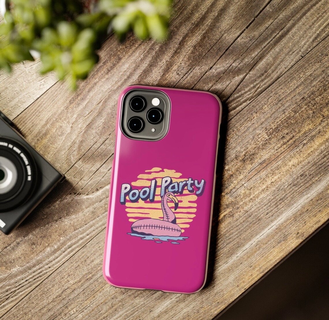 Cute Summer Pool Party iPhone Case, Pool Flamingo Float Lover Gift ...