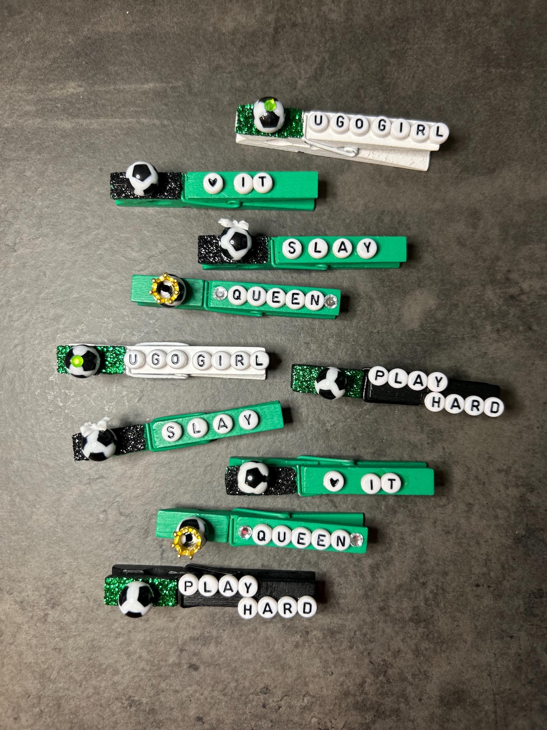Soccer Bag Tag Pin & Clip Set, Game Practice Backpack Gift, Team ...