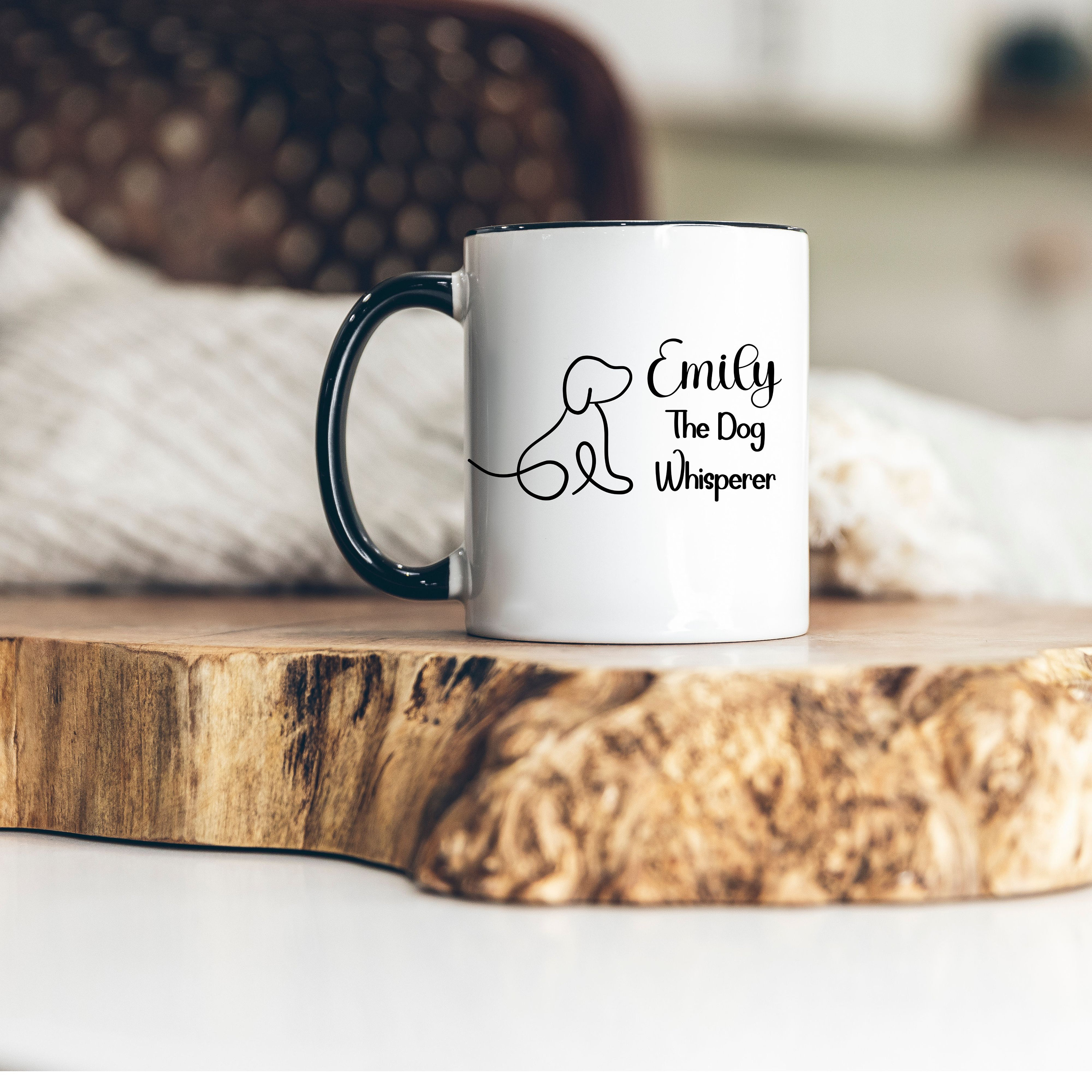 Custom Dog Mug Dog Lover Gift Personalized Dog Mom Mug Dog Dad Coffee ...