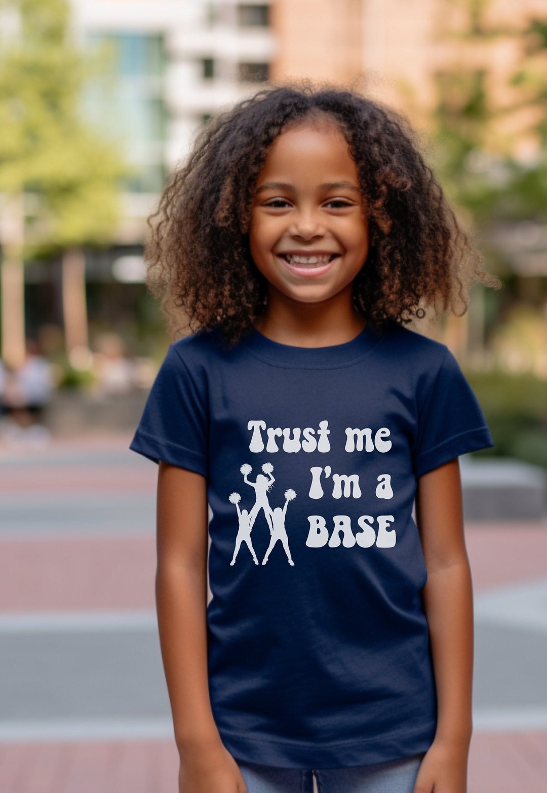 Youth Im a Base Shirt, Kids Cheerleader Base Tshirt, Cheer Gift ...