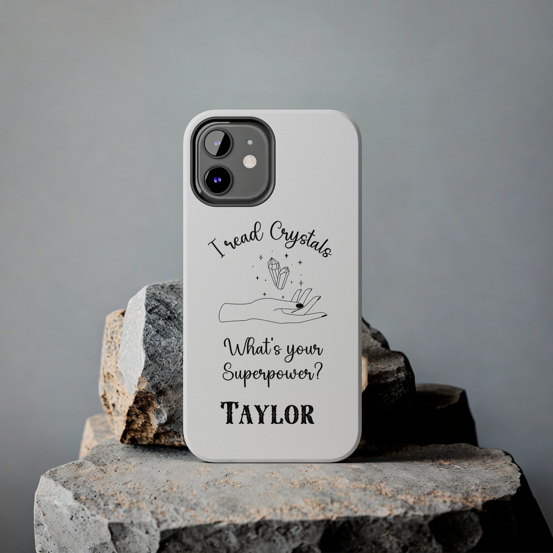 Personalized Crystal Reading iPhone 11 12 13 14 15 Case I Read Crystals ...