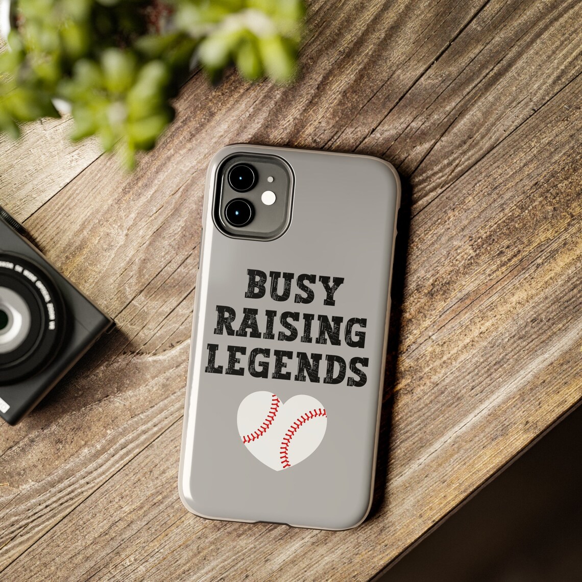 Baseball Mom iPhone Case, Team Mom Biggest Fan Gift, Busy Raising ...