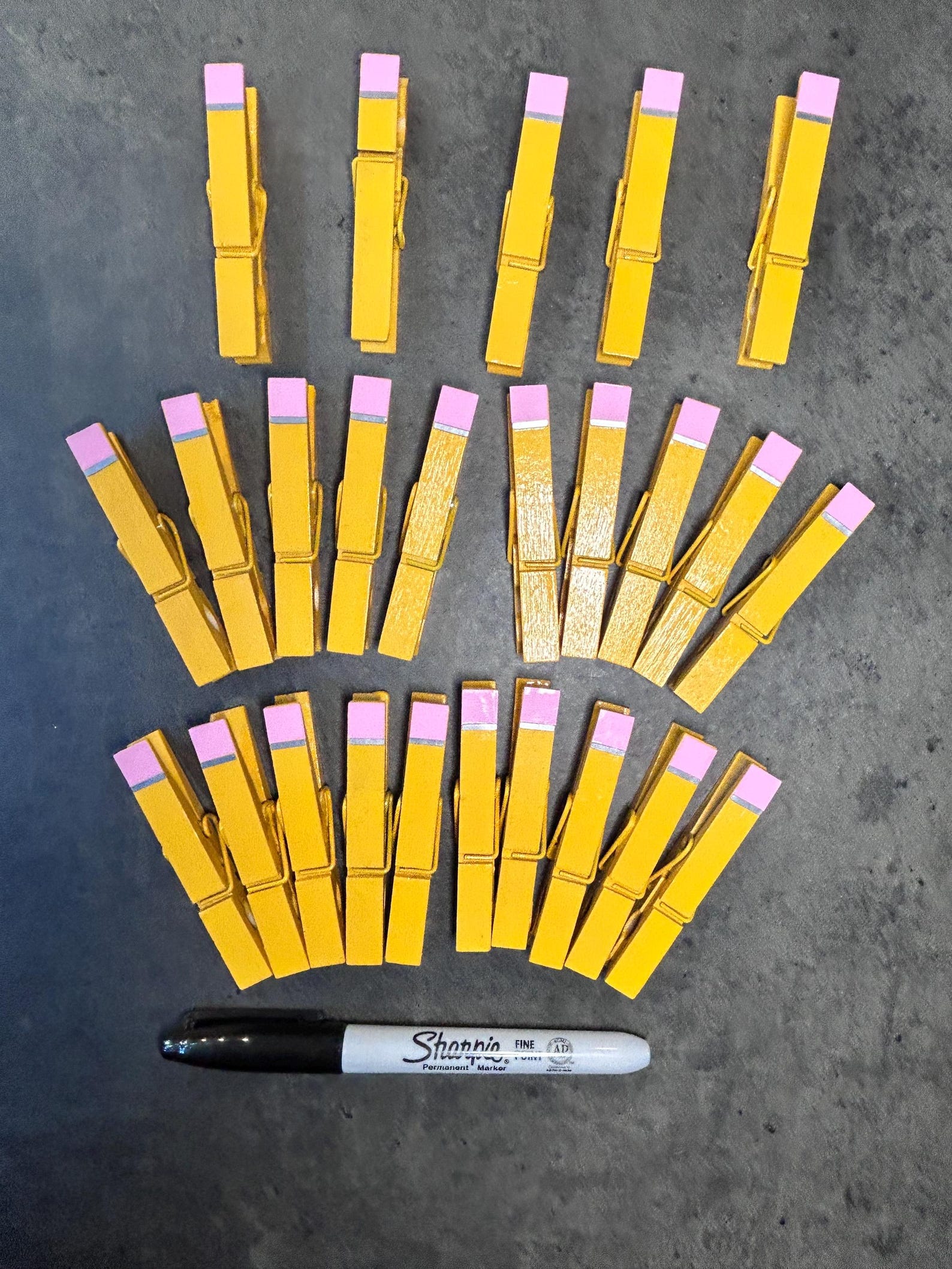 DIY Teacher Class Name Clip Pin Kit Gift, Pencil Class Job Chart ...