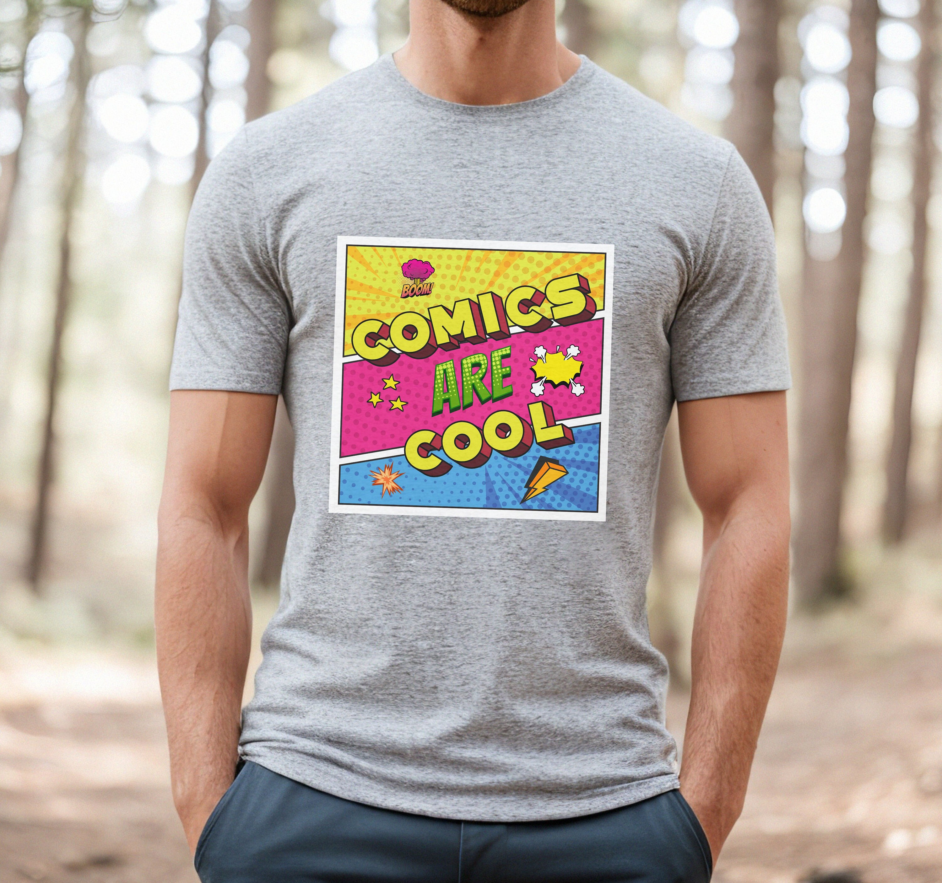 Comics Are Cool Tshirt Comic Book Lover Shirt Comic Convention Tshirt ...