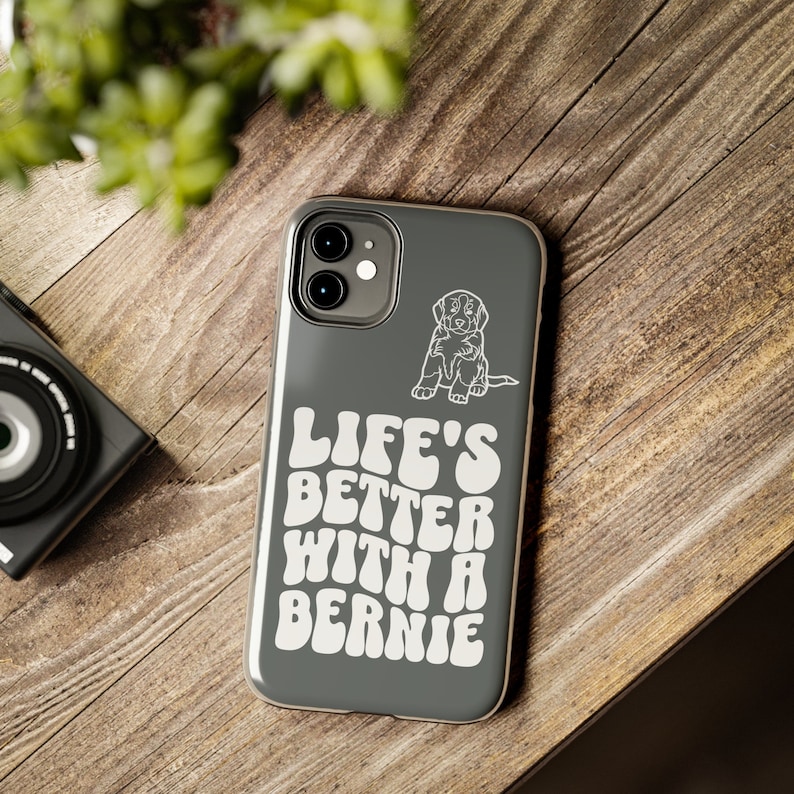 Life's Better Dog Iphone, Groovy Labrador Bernie Bulldog Gift, Dog Mom ...