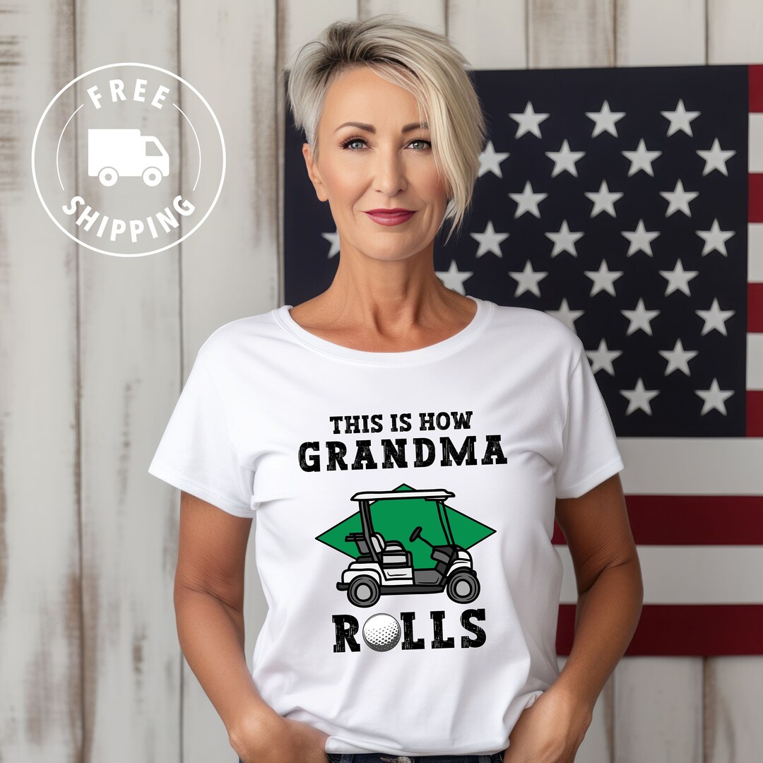 Grandma Funny Golf Lover Tshirt, Birthday Gift , Grandma to Be Mother’s ...