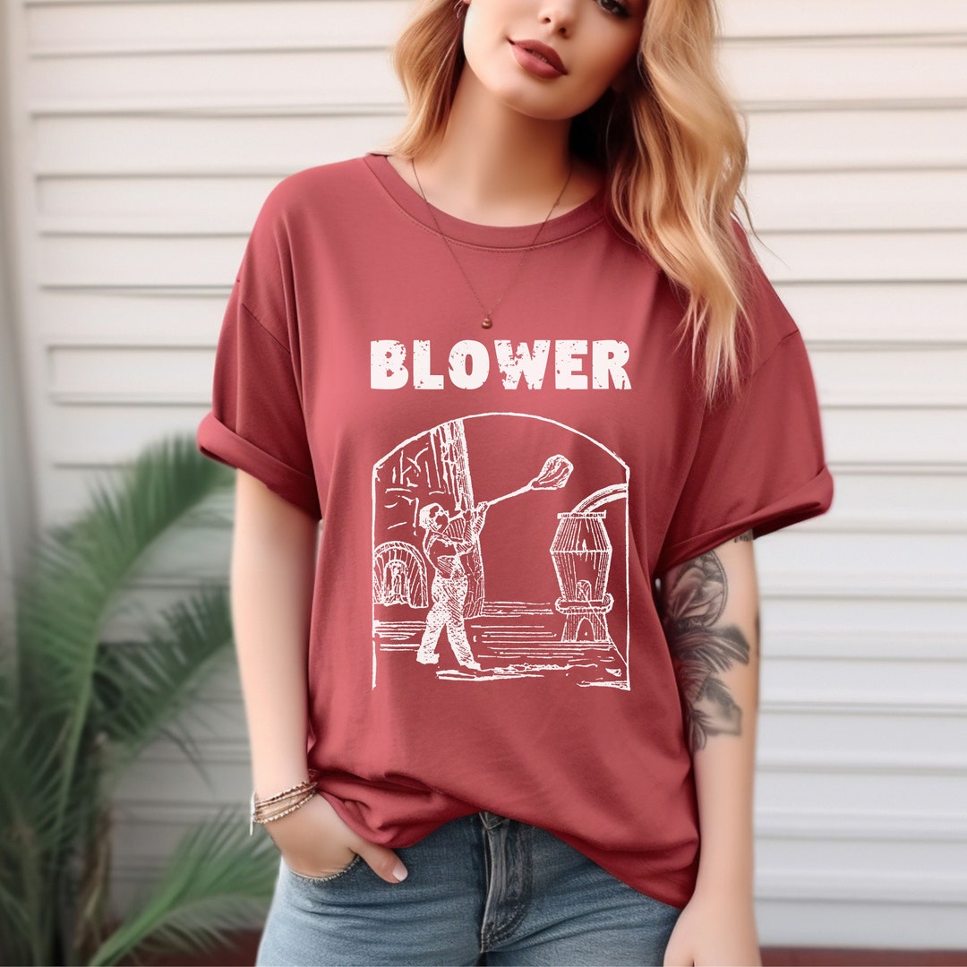 Vintage Glass Blowing T-shirt, Funny Glass Blower Gift for Her Men ...