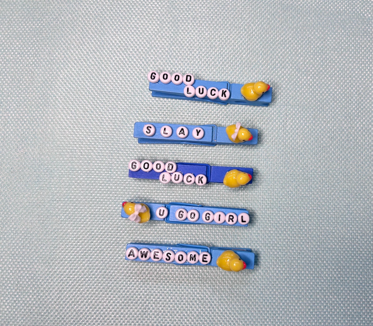 10 Clean Bubble Duck Cheer Pins, Cheer Comp Backpack Positivity Team ...