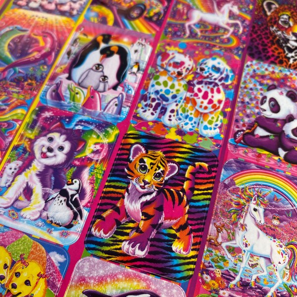 Lisa Frank Stickers - Etsy