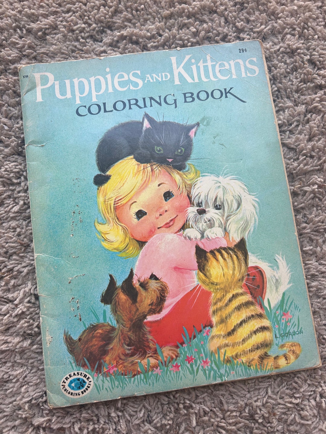 Vintage 1962- Color- Coloring Book! Preowned and Some Colored Pages by ...
