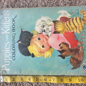 Vintage 1962- Color- Coloring Book! Preowned and Some Colored Pages by ...