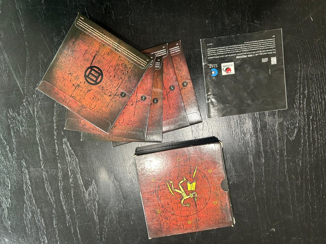 Riven: the Sequel to Mist- 97 Complete 5 Disc CD ROM Game Set- Good ...