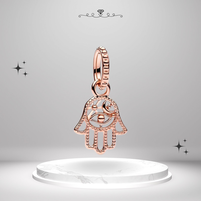 Protective Hamsa Hand Dangle Charm Charm for Pandora - Etsy