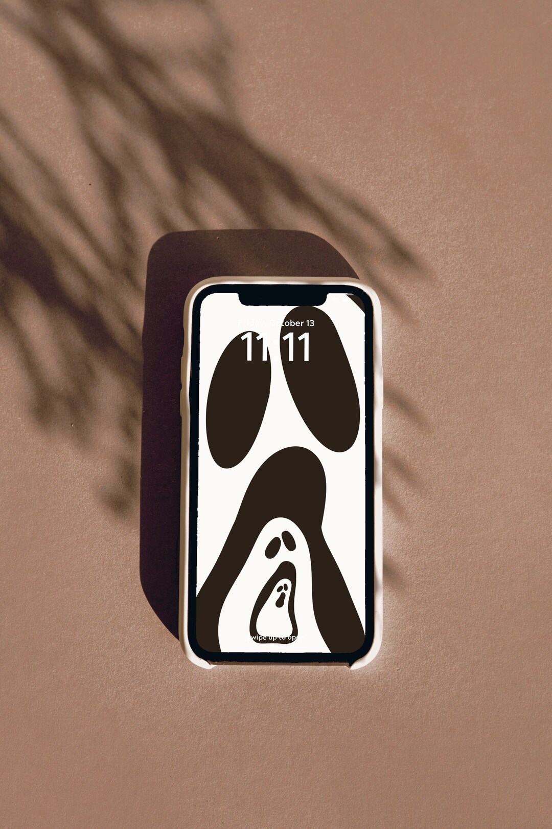 SPOOKY Ghost Scream DIGITAL Halloween Wallpaper Background | Ios ...