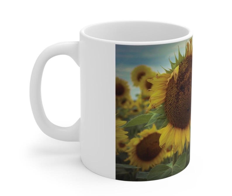 Sunflower Smile 11oz Mug - Perfect for Nature Lovers and Gift Giving - Etsy