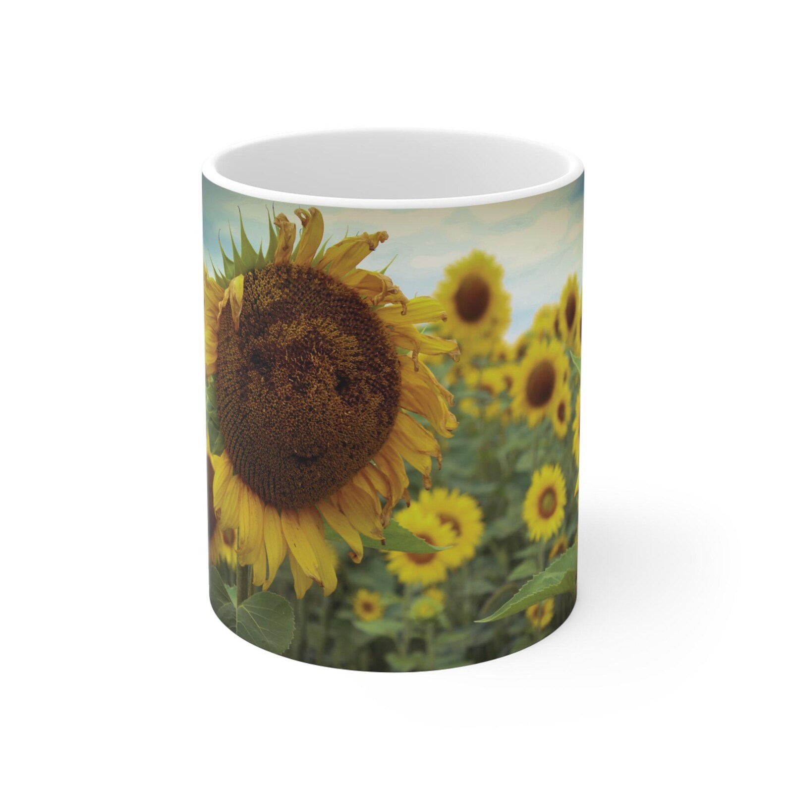 Sunflower Smile 11oz Mug - Perfect for Nature Lovers and Gift Giving - Etsy