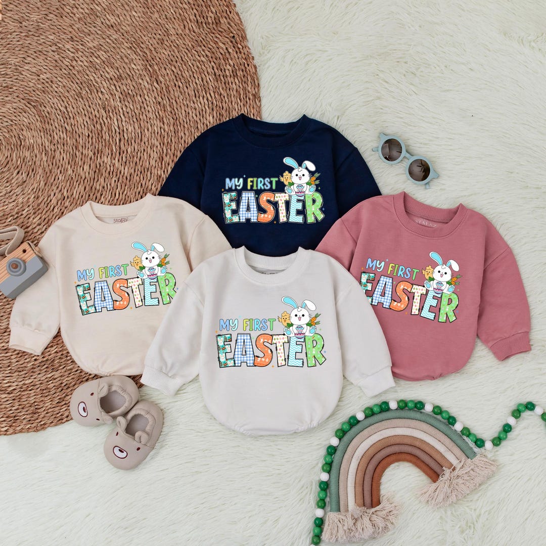 My First Easter Baby Romper, Easter Baby Outfit, First Easter Shirt ...