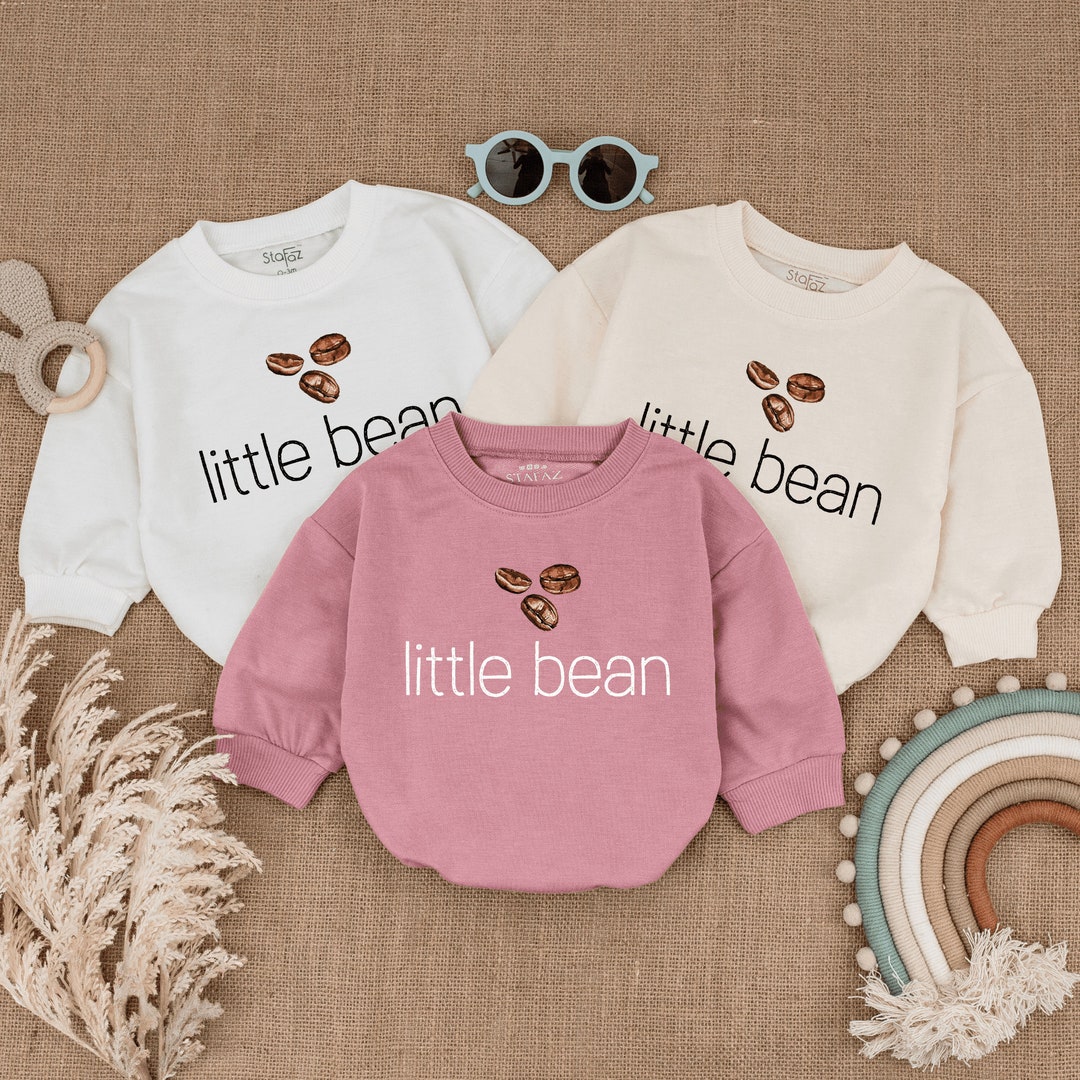 Little Bean Coffee Baby Romper, Coffee Baby Clothes, Newborn Outfit ...
