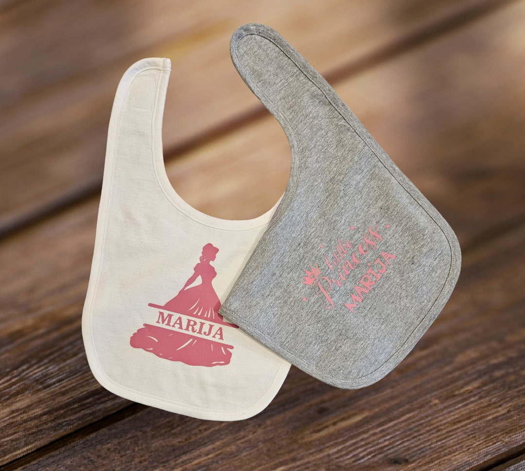 Customized Baby Bib 2 Pics little Princess One - Etsy