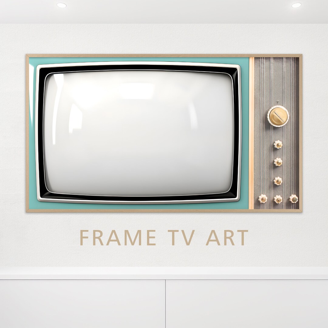 Samsung Frame TV Art, Vintage, Retro Classic TV Frame, 60s, 70s ...